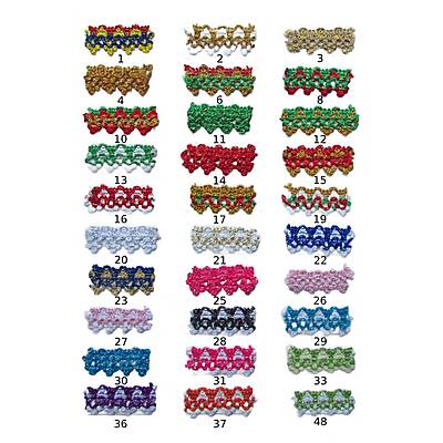 Millare Encaje Ow Ref 17 Lurex Rollo X 100 Metros