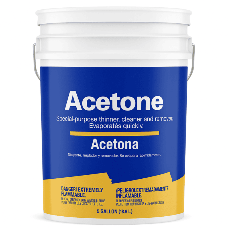 Acetone – 5 Gallon, 100% Pure Solvent Cleaner & Resin Thinner